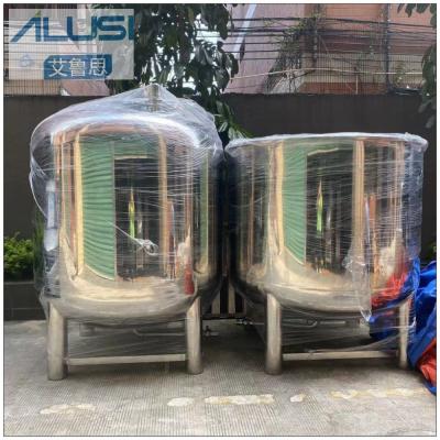 China Stainless Steel Liquid Storage Tank 1000L 5000L for Water Treatment Sanitary for sale