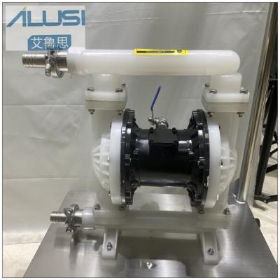 China Pneumatic Diaphragm Perfume Transfer Pump 1 inch Low Pressure Explosion Proof Horizontal for sale