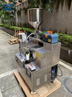 China Semi Automatic Plastic Tube Filling and Sealing Machine for Cosmetic Hand Cream 20-30 pcs/min for sale