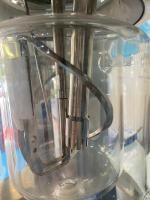 China Laboratory Vacuum Emulsifier High Shear Mixer Reactor 10L 220V Homogenizer Glass Kettle for sale