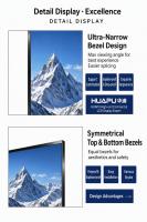 China Indoor High Bright Commercial LCD Monitor 100 Inch HD IPS Security Monitoring Display for sale