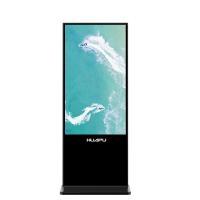 China 65 Inch Floor Standing LCD Digital Signage Advertising Player 4K Resolution For Shopping Mall Use for sale