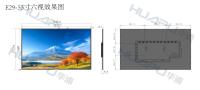 China 55 Inch Wall Mounted Digital Signage Interactive Advertising Touch Screen LCD Display for sale