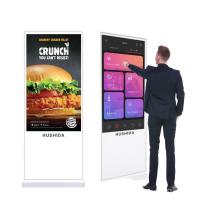 China 43 Inch Floor Standing Digital Poster Display Android Vertical Totem Kiosk Media Player for sale
