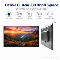 China 55 Inch HD LCD Digital Signage Display Indoor LCD Advertising Screen Cloud Management Android Linux Windows for sale