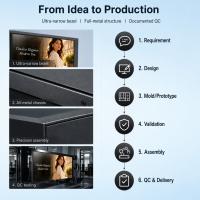 China 32 Inch Indoor LCD Wall Digital Advertising Screen Hanging Digital Signage Software Wall Mount LCD Advertising Display Screen for sale