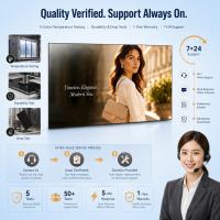 China 32 Inch Indoor LCD Wall Digital Advertising Screen Hanging Digital Signage Software Wall Mount LCD Advertising Display Screen for sale