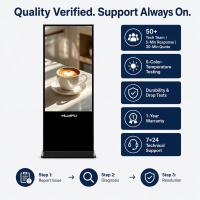 China Airport Commercial LCD Floor Standing Digital Signage 43 Inch Smart Touchscreen Digital Display Totem for sale