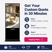China Airport Commercial LCD Floor Standing Digital Signage 43 Inch Smart Touchscreen Digital Display Totem for sale