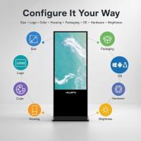 China 43 Inch Indoor Vertical LCD Display Kiosk Commercial Advertising Digital Signage for sale