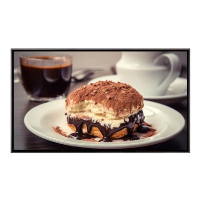China 50 Inch Slimline LCD Digital Advertising Display Android HD Media Player LCD Screen For Restaurant Retail Stores for sale