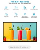 China 27 Inch Full HD 1080p LCD Wall Mounted Digital Signage Commercial Advertising Display Player for sale