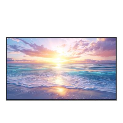 China 75 Inch Smart TV Wall Mount LCD Digital Signage Touch Screen Menu Board Indoor Android Ad Display for sale