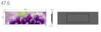 China 47.6 Inch Stretched Bar LCD Display Video Wall Wall Mounted Advertising Display Screen for sale