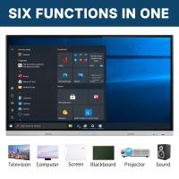 China 75 Inch LCD Interactive Touch Screen Smart Board Digital Touchscreen Whiteboard Monitor for sale