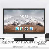 China Digital Interactive Electronic Whiteboard 75 Inch 4K LCD Touch Screen Smart Board For Teaching for sale