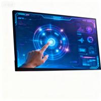China 43 Inch Wall Mounted LCD Capacitive Touch Screen Indoor Advertising Display Digital Signage for sale