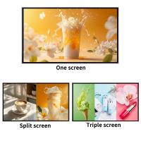China 21.5 Inch LCD Capacitive Touch Screen Wall Mounted LCD Advertising Digital Signage for sale