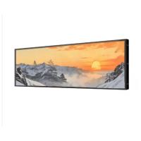 China 28.6 Inch Stretched Bar LCD Display Featuring 32:9 Screen Android 2GB RAM and 32GB Storage for Indoor Advertising and Communication for sale