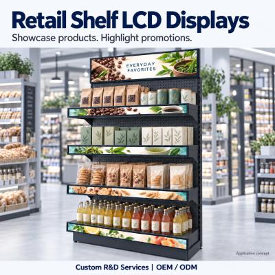 China 28.6 Inch Stretched Bar LCD Display Featuring 32:9 Screen Android 2GB RAM and 32GB Storage for Indoor Advertising and Communication for sale