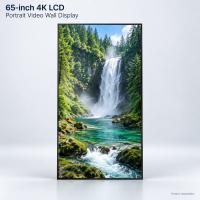 China 65 Inch 500 Nit LCD Video Wall Panels 4K Indoor Advertising Display Screen For Hotel Lobbies for sale