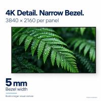 China 65 Inch 500 Nit LCD Video Wall Panels 4K Indoor Advertising Display Screen For Hotel Lobbies for sale
