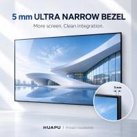 China 5mm Narrow Bezel Large Format LCD Display 85 Inch 4K LCD Passenger Information Display Screen for sale