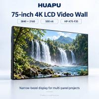 China 4K 500 Nit Indoor LCD Video Wall Screen 75 Inch LCD Advertising Display For Hotel Lobbies for sale