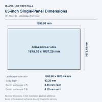 China 85 Inch 4K 350 Nit LCD Video Wall Indoor LCD Advertising Display For Retail Stores for sale