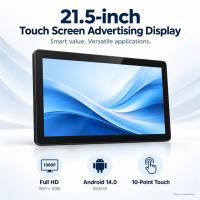China 21.5 Inch Full HD Touch Screen Advertising Display Monitor RK3576 Android 14.0 for sale