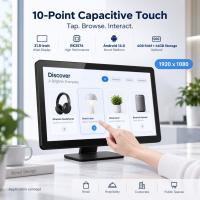China 21.5 Inch Full HD Touch Screen Advertising Display Monitor RK3576 Android 14.0 for sale