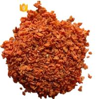 China Freeze Dehydrated Dried Carrot Flakes Bulk Vegetables Natural Sweetness for sale