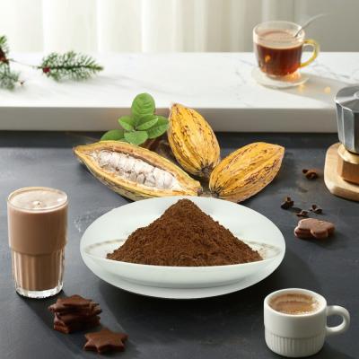 China Wholesale Fat-reduced alkalized Ghana cocoa powder fat 10-12% For Beverage, Bakery，Ice-cream，Confectionery for sale