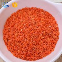 China Max 8% Moisture Bulk Dehydrated Carrot Flakes 5*5 Dried Vegetables with Advanced Drying Process for sale