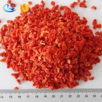 China Max 8% Moisture Bulk Dehydrated Carrot Flakes 5*5 Dried Vegetables with Advanced Drying Process for sale