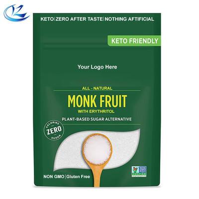China Food Grade Herbal Extract Raw Material Sweetener Bulk Monk Fruit Sweetener V20-60% For Beverages Baking for sale