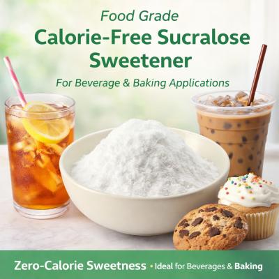 China Food Sweeteners Sucralose applied in food and beverage sectors to enhance taste profiles with known molecular formula for sale