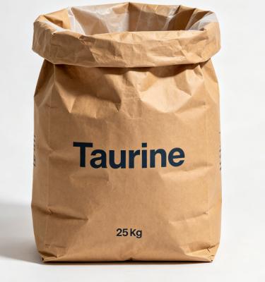 China Water Soluble Taurine Powder Sports Drinks Raw Material 25kg Bag for sale