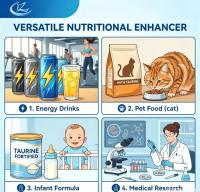 China Sports Nutrition & Pet Feed Low Price High Purity Taurine Powder Raw Material for sale