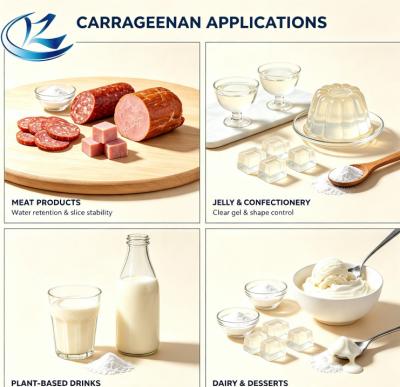 China Wholesale Carrageenan E407 Meat, Jelly, Dairy Beverage&Cosmetic for sale
