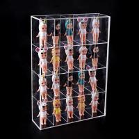 China Constellation bubble Mart display stand blind box dustproof storage box molly handmade doll doll display cabinet for sale