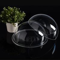 China Plexiglass Large Clear Acrylic Hemisphere Big Cover Dust Color Cover Drop Ball Hollow Round for sale