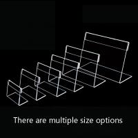 China Business Price Name Id Card Acrylic Holder Sign L Shaped Simple Paper for sale