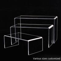 China Acrylic Shoe Riser Stand Plexiglass Shoe Display For Storage Show Decorative Stores for sale