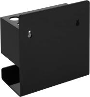 China Black Acrylic Brochure Holders Wall Mounted Dry Wipe Whiteboard 10 Marker Slots Eraser Bracket for sale