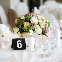 China Black Acrylic Table Number 1 20 25 30 Double Sided Digital Wedding Reception Restaurant Party Banquet Logo for sale