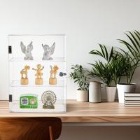 China 3-Laye Acrylic Showcase Display Cabinet Case With Lock Key Storage Box Collection Office Retail for sale