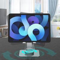 China 360 Rotate Mobile And Tablet Stand IPad Desktop Stand Adjustable Portable Phablet Holder Up To 12.9 Inches for sale