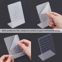 China Lucite Acrylic Earring Holder Stand Clear Retail Super 72 Hole  Jewelry Torage for sale