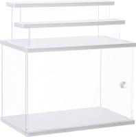 China 3-Layer Transparent Acrylic Box Display Case Holder Cube With Door Collection Mini Action Character for sale